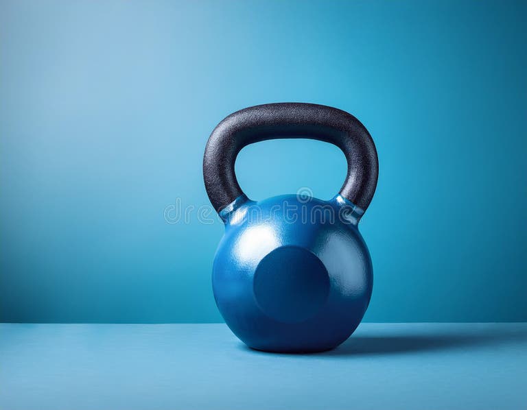 Kettlebell Weight Lifting Workout Object Studio Shot Stock Photo ...