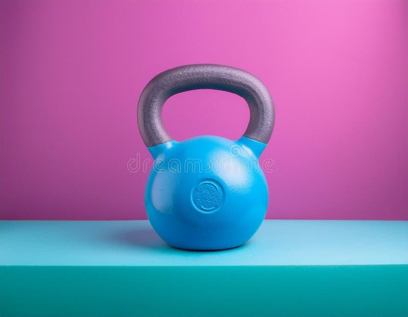 Kettlebell Weight Lifting Workout Object Studio Shot Stock Photo ...