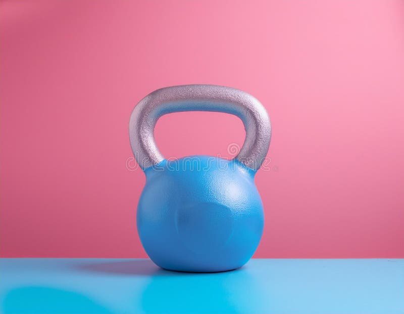 Kettlebell Weight Lifting Workout Object Studio Shot Stock Image ...