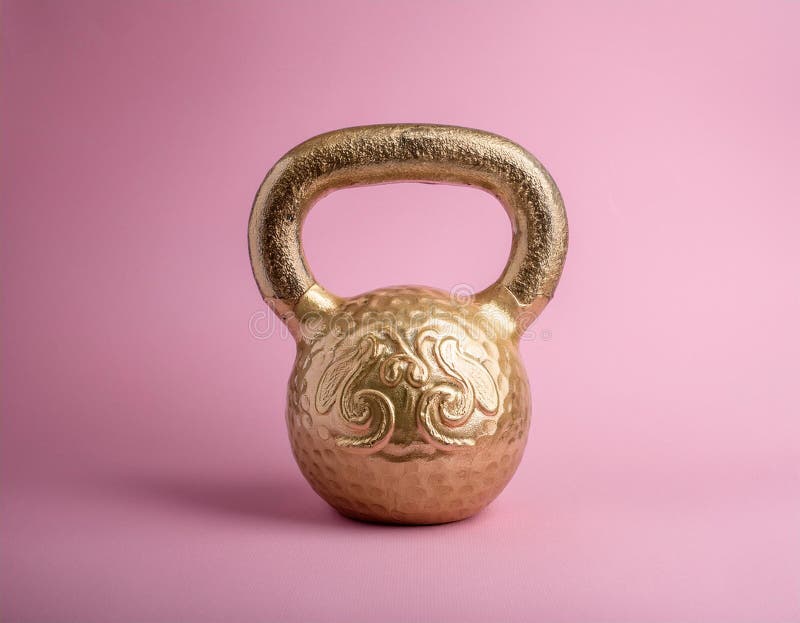 Kettlebell Weight Lifting Workout Object Studio Shot Stock Photo ...