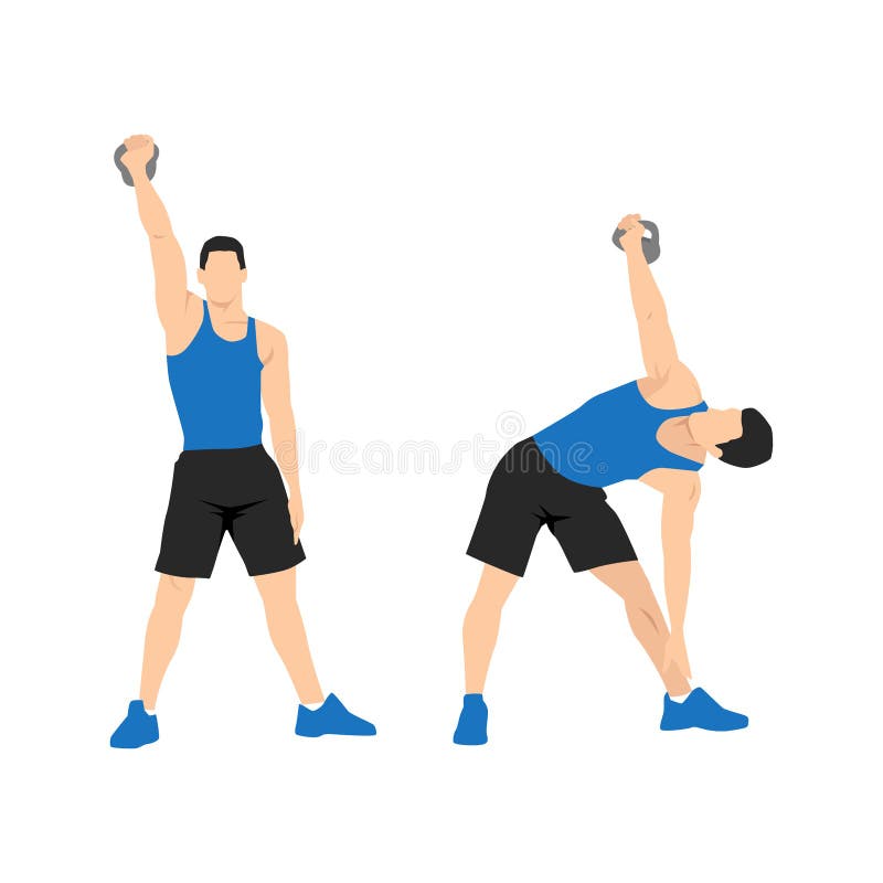 Kettlebell Exercise Stock Illustrations – 5,854 Kettlebell Exercise ...