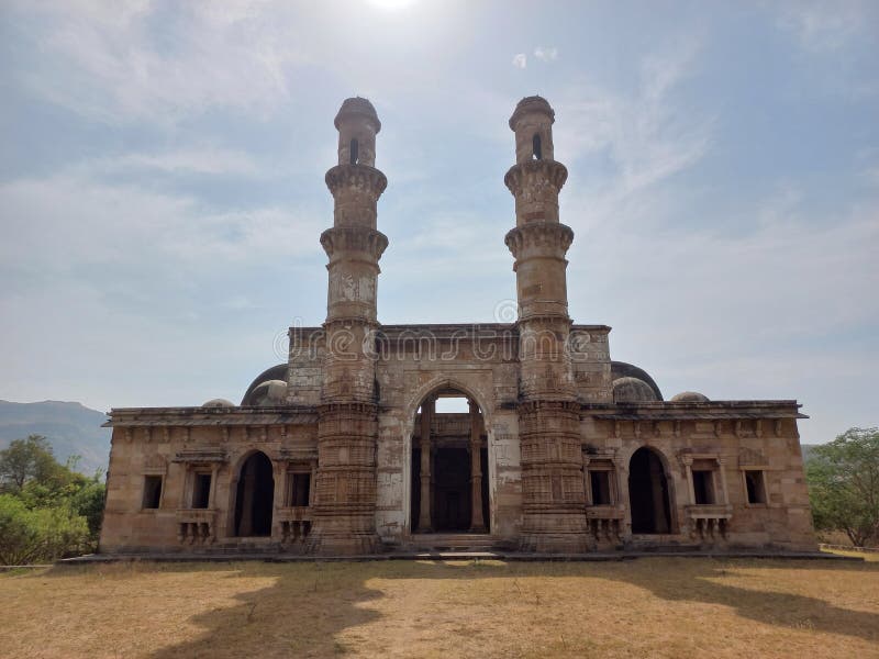 Kevada mosque of Gujarat stock image. Image of monument - 245774239