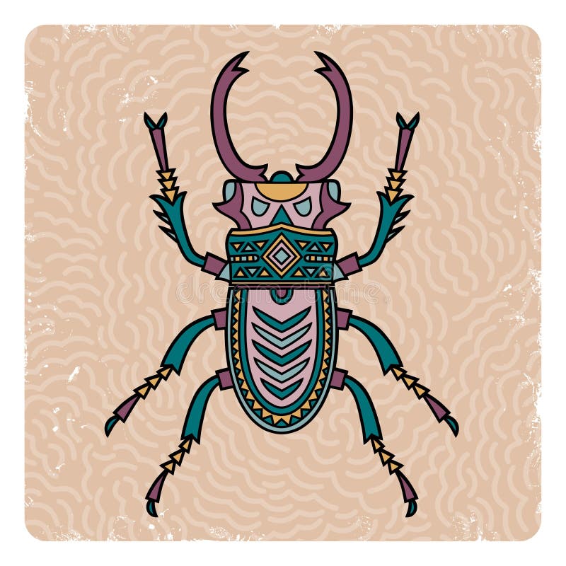 Kever vector illustratie. Illustration of fauna, grafisch - 76283835