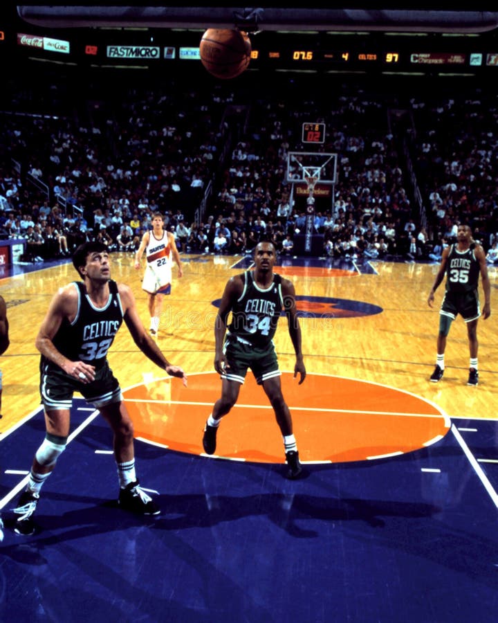 Kevin McHale E Kevin Gamble, Boston Celtics Fotografia Stock Editoriale ...