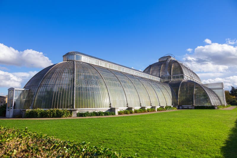 Kew Gardens Palm House stock photo. Image of public, green - 56347226