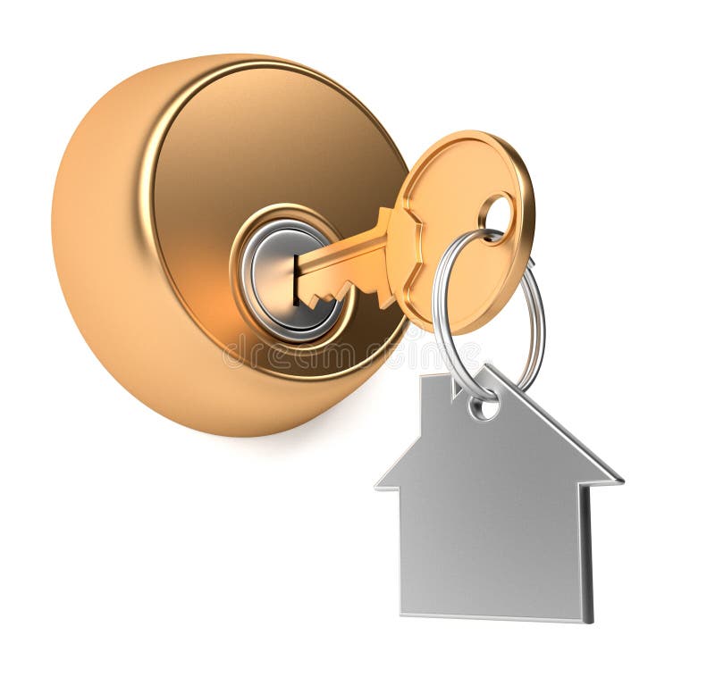 House key. stock illustration. Illustration of home, protection - 14896153