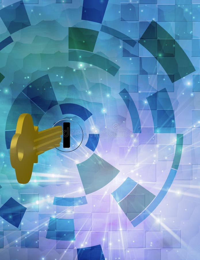 Key and Abstract stock illustration. Illustration of symbol - 34872505