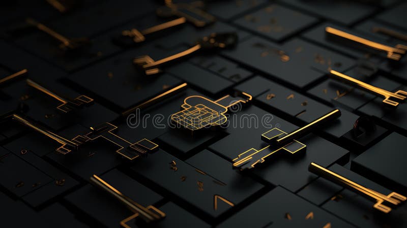 Key Abstract Construction Background Stock Illustration - Illustration ...