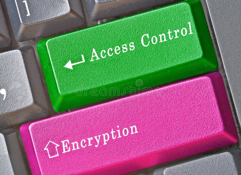 Key for Access Control and Encryption Stock Photo - Image of analysis ...