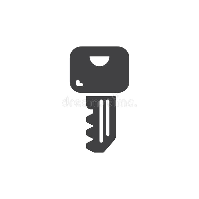 Key Access Control Solid Icon Stock Vector - Illustration of unlock, authentication: 406108865