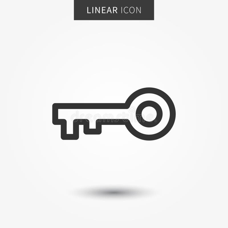 Access Key Icon, Vector Symbol. Stock Vector - Illustration of ...