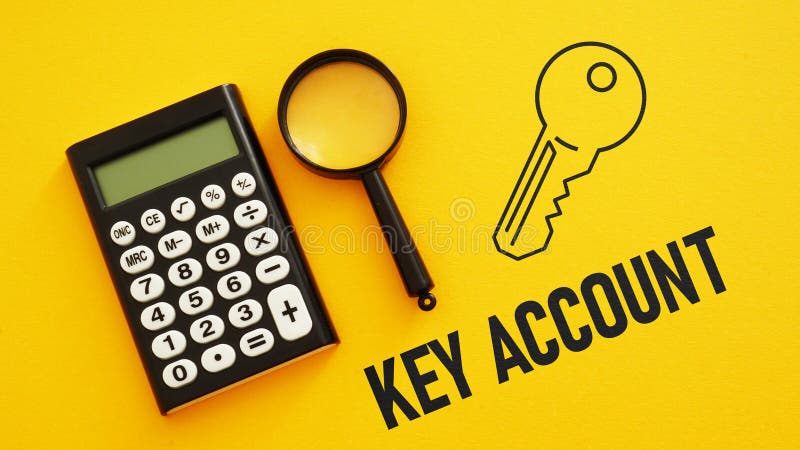Key Account Management is Shown Using the Text Stock Photo - Image of ...