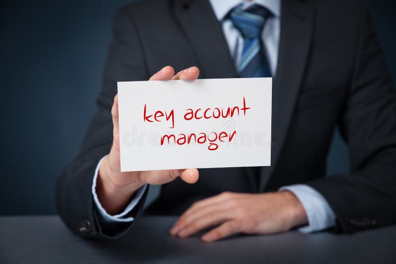 Key account manager stock photo. Image of advertisement - 51068504