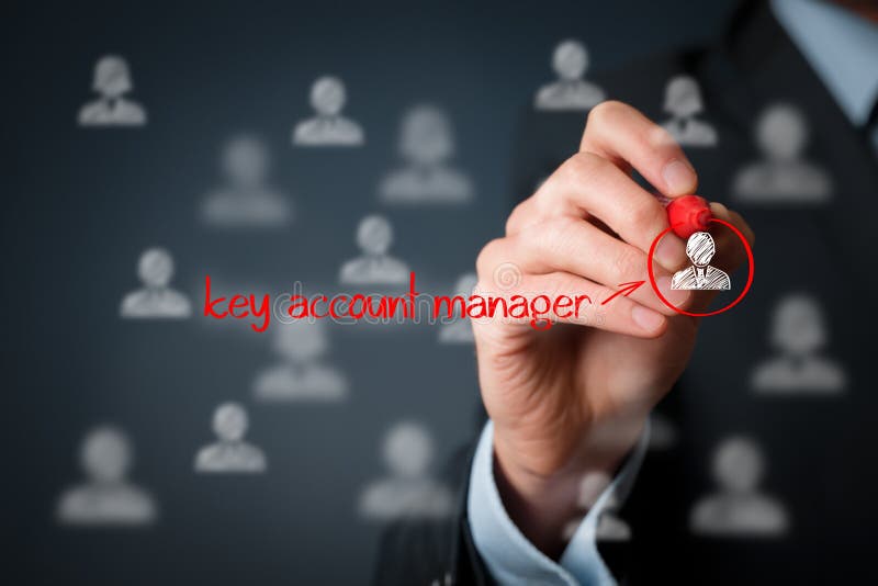 Key account manager stock image. Image of information - 51068521