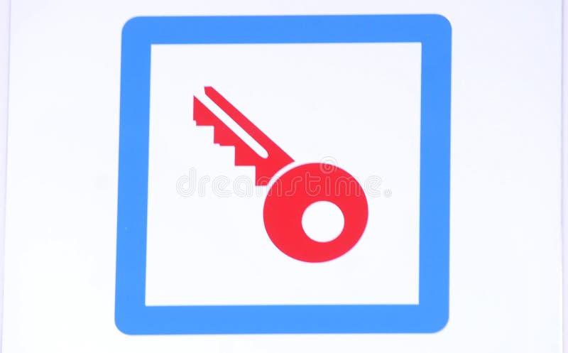 Key As a Symbol for Locking and Opening Stock Photo - Image of building ...