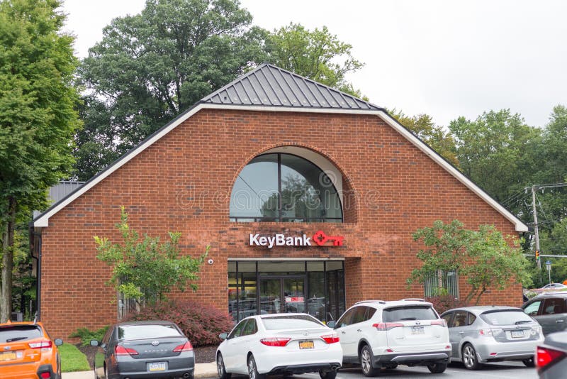 Key bank front editorial image. Image of loan, entrance - 126021960