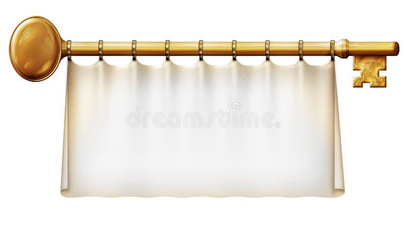 Key Banner stock illustration. Illustration of canvas - 30786757
