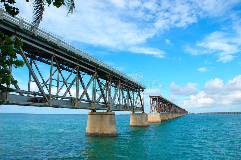 Key Biscayne Bridge stock photo. Image of park, beach, biscayne - 524418