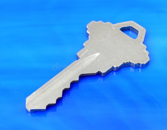 Key on Blue stock image. Image of blue, house, lock, unlock - 147059