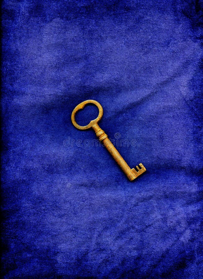 Key on blue stock photo. Image of symbolic, color, royal - 20520616