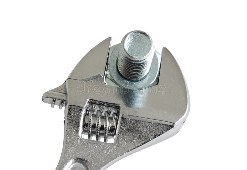 The key, bolt and nut stock photo. Image of construction - 66598600