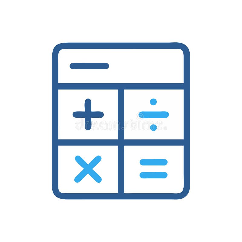Key Business Calculator Icon Stock Vector - Illustration of growth ...