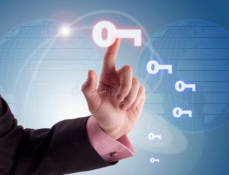 KEY button stock image. Image of press, high, computer - 17747493