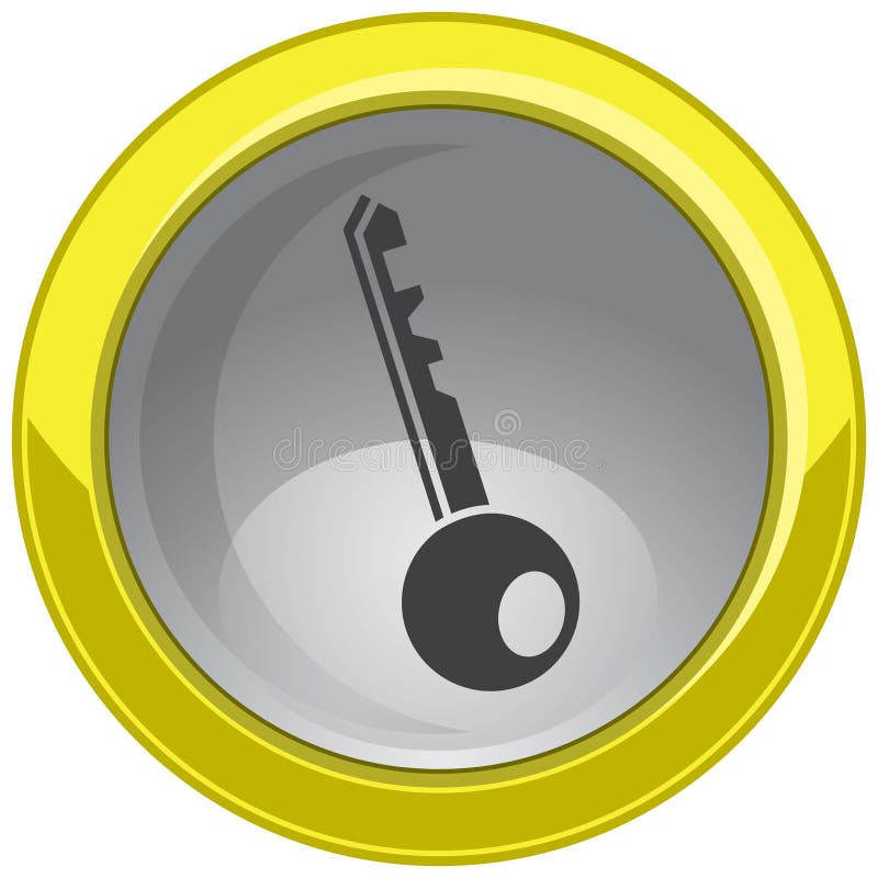 Key Button. Vector Illustration Decorative Design Stock Vector ...