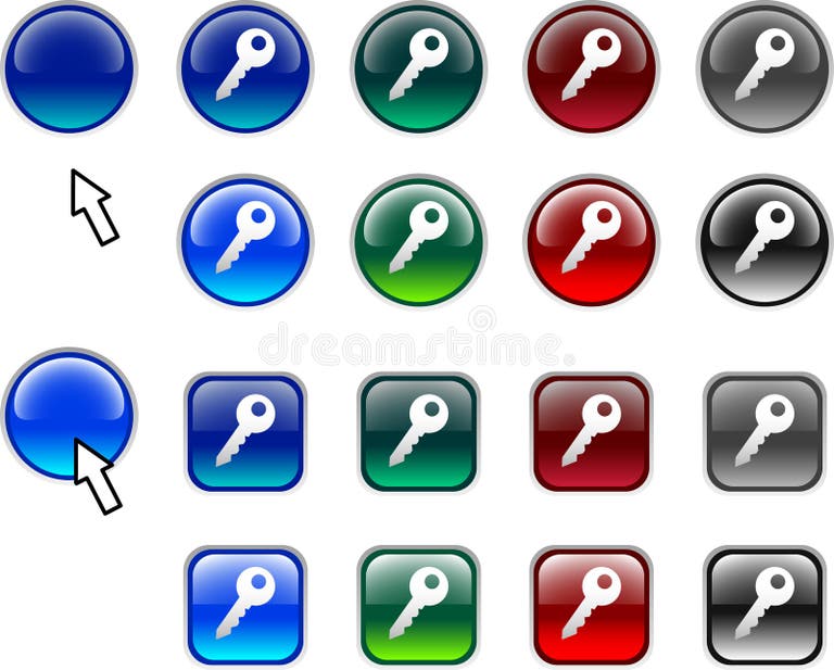 Arrow Buttons Keys Stock Illustrations – 130 Arrow Buttons Keys Stock ...