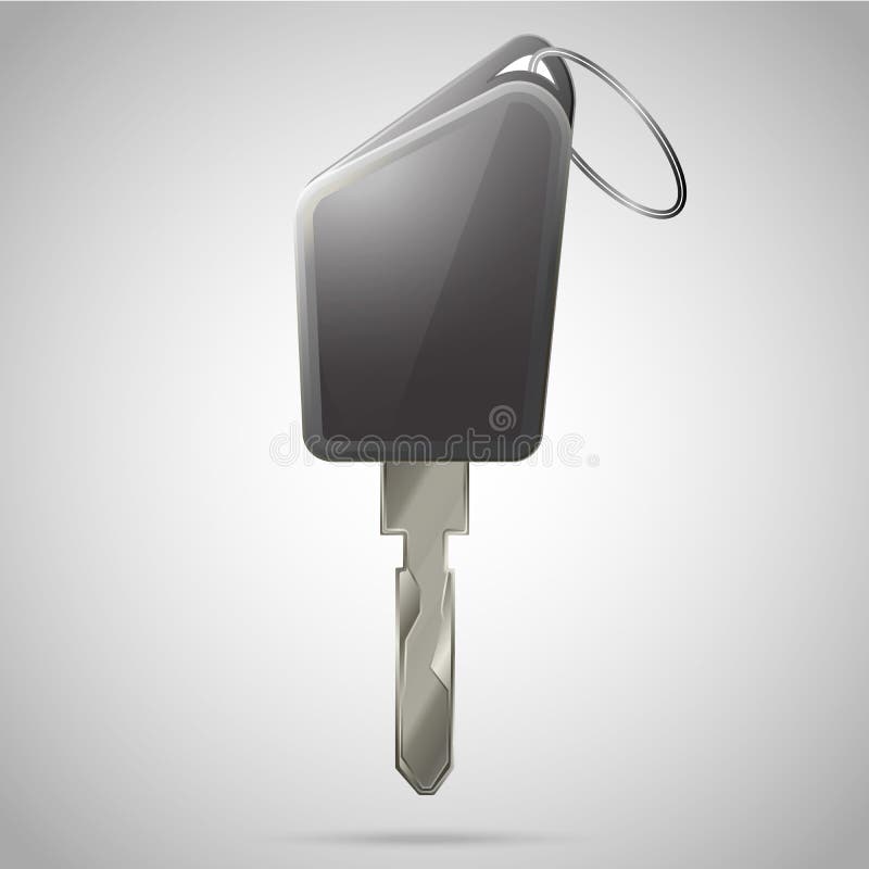 Modern Dark Silver Car with Retro Design Elements. Front View. Stock ...