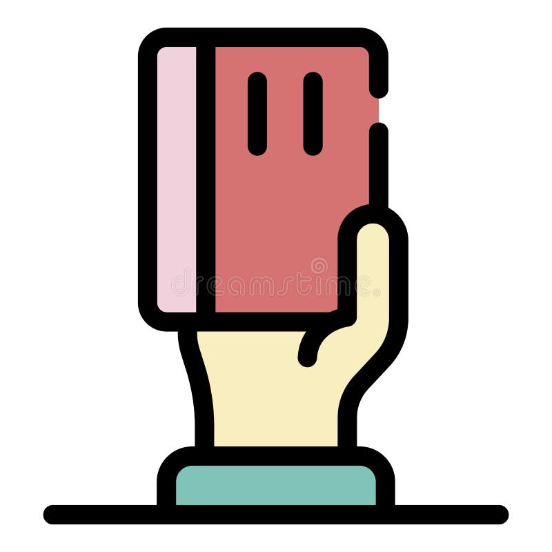 Key Card Icon Color Outline Vector Stock Vector - Illustration of ...