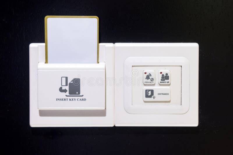 Key card socket stock image. Image of electronic, magnetic - 53875189