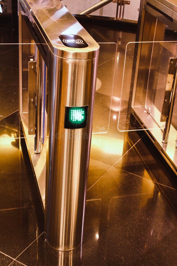 Key Card Stand for Access Security Building Private Stock Photo - Image ...