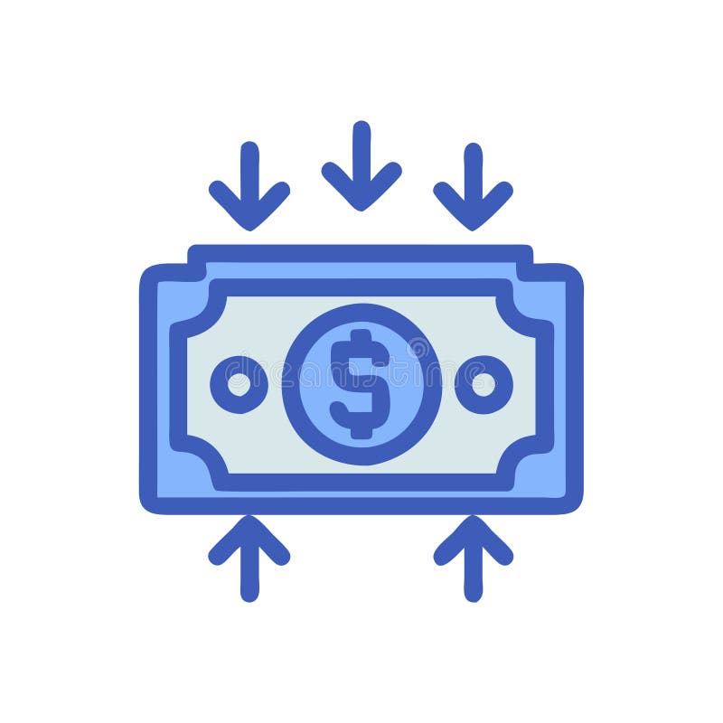 Key Cash Dividends Icon stock vector. Illustration of strategy - 352797078