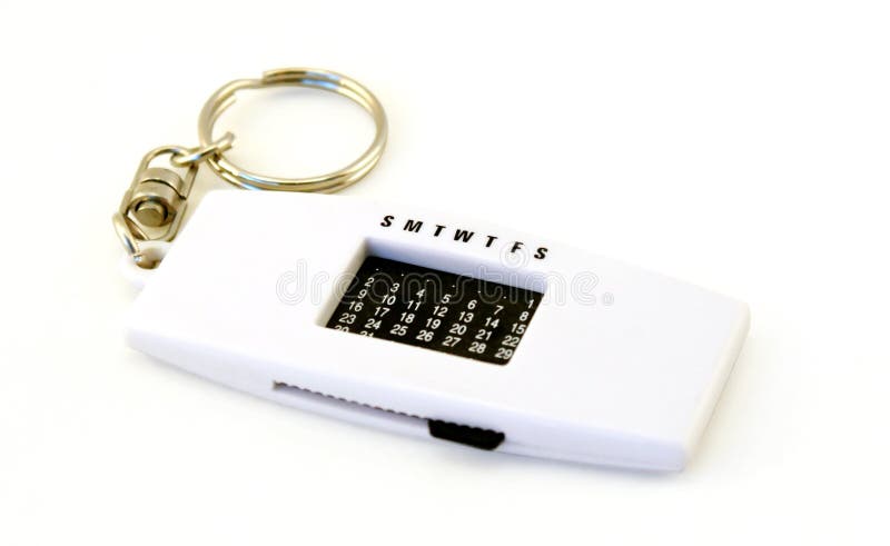 Key Chain Calendar stock photo. Image of months, timer - 27515282