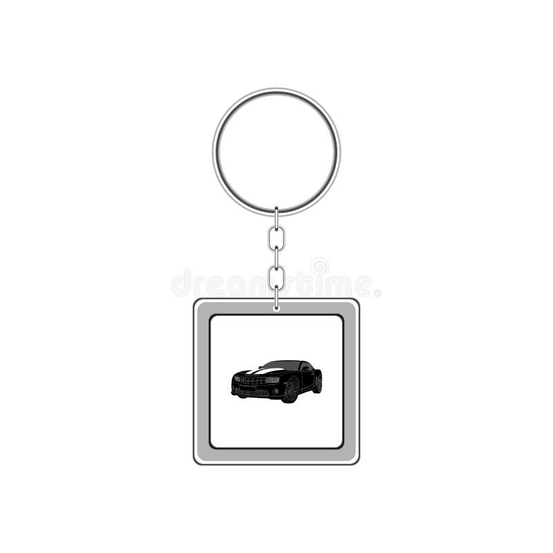 Key Chain for Car. Vector Illustration Stock Illustration ...