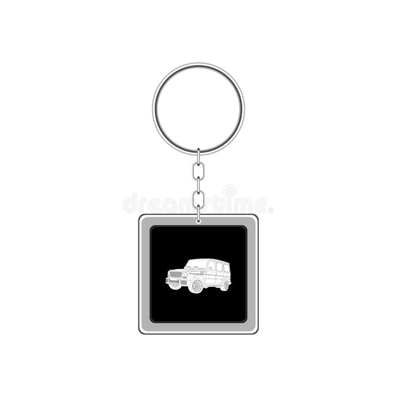 Key Chain for Car. Vector Illustration Stock Illustration ...