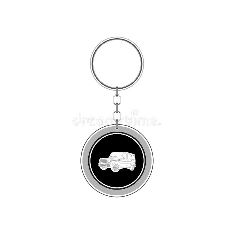 Key Chain for Car. Vector Illustration Stock Illustration ...