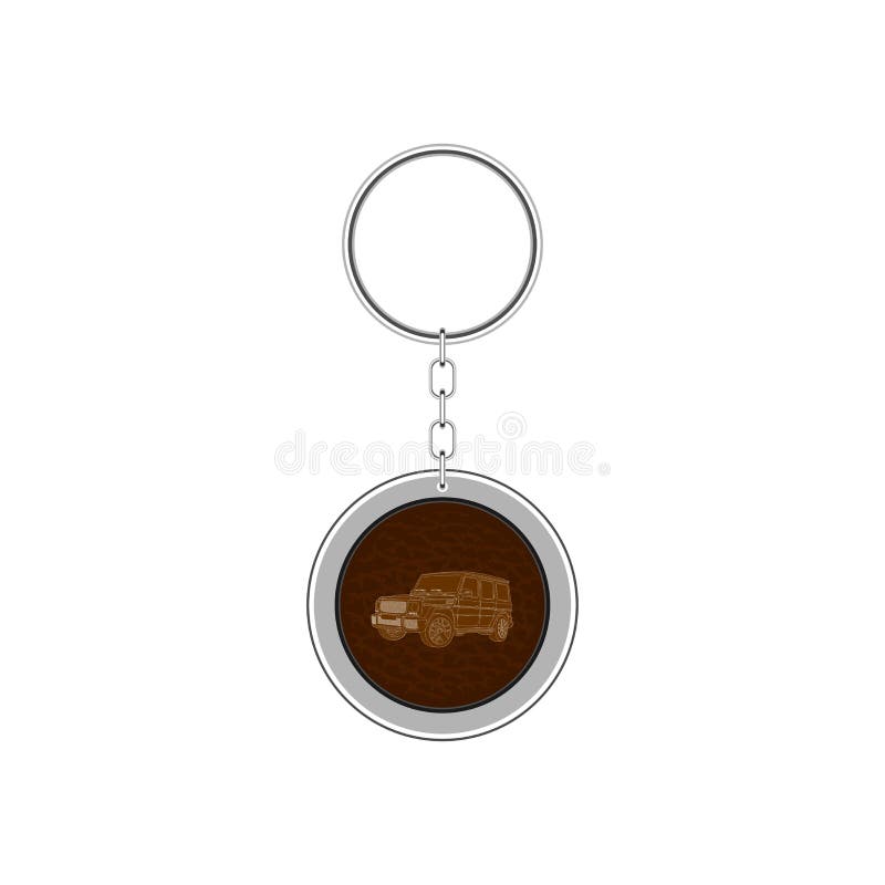 Key Chain for Car. Vector Illustration Stock Illustration ...