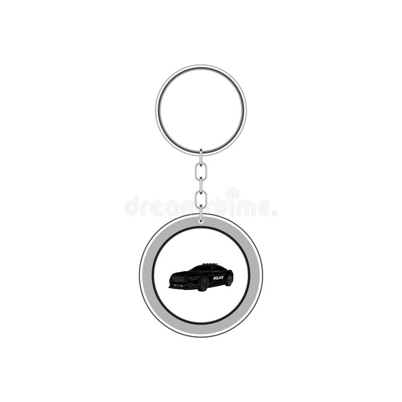 Key Chain for Car. Vector Illustration Stock Illustration ...