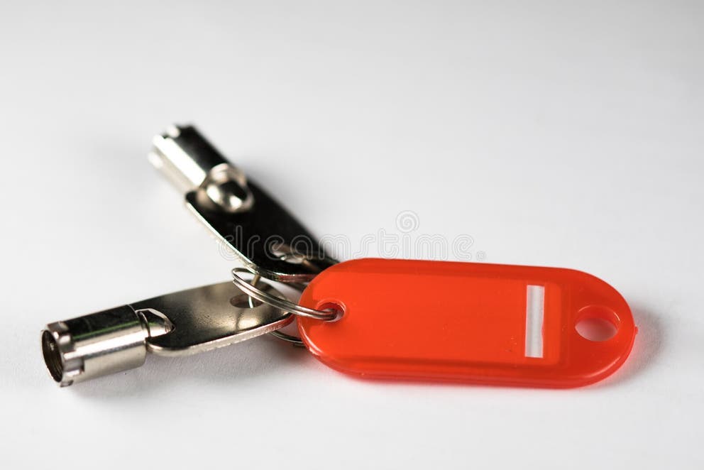 Key chain and lock stock image. Image of plastic, wire - 100783933