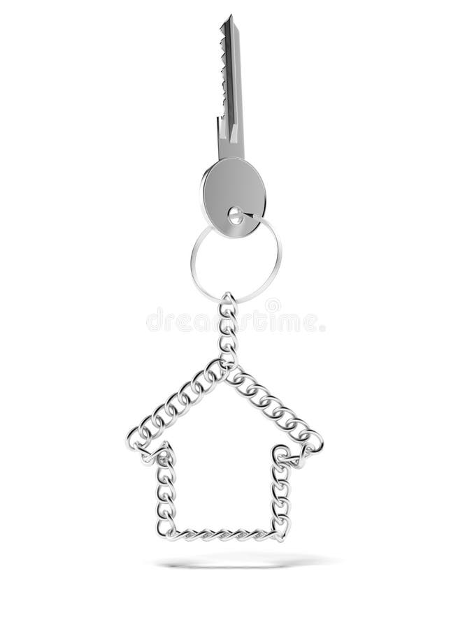 House Shaped Key Isolated White Stock Illustrations – 139 House Shaped ...