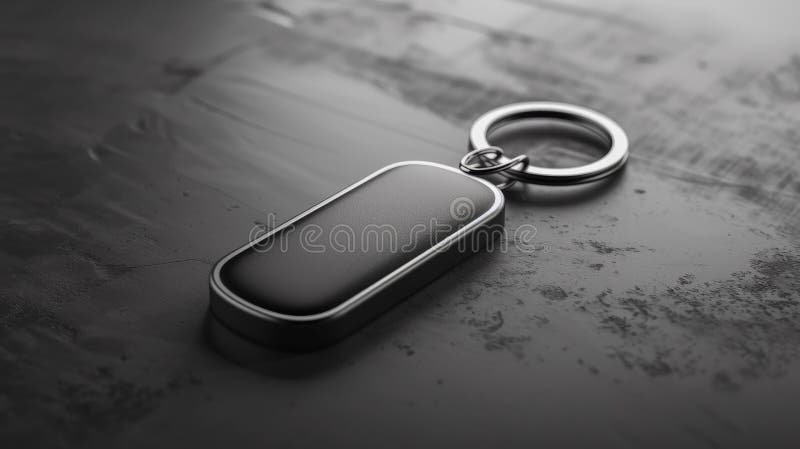 A Key Chain with a Small Rectangular Object on it, AI Stock Image ...