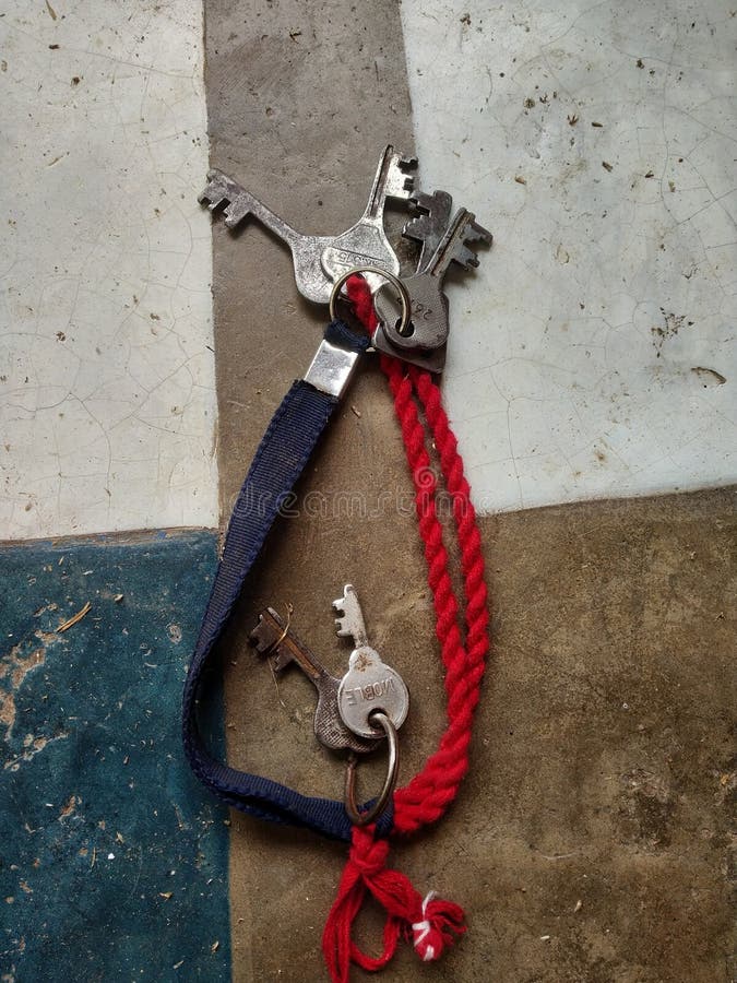 Key Chain Village Rope Vintage Stock Image - Image of vintage, rope ...