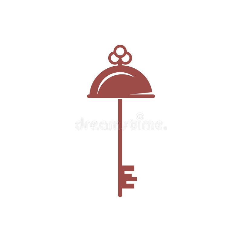 Key and Chef Logo Concept Design Illustration Stock Illustration ...