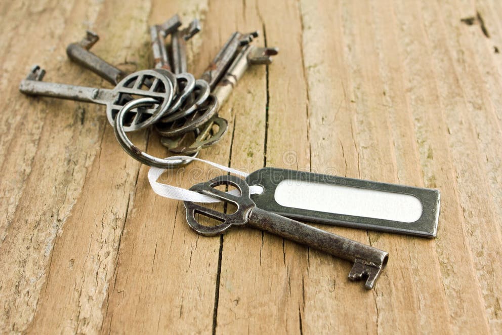 Key and clover stock image. Image of metal, label, paper - 39015155