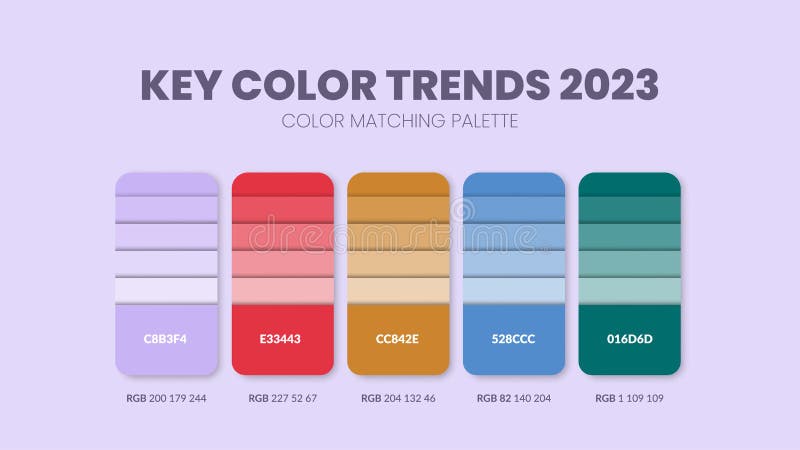 Color Trends and Color of the Year 2020 Fresh Palette. Colors in the ...