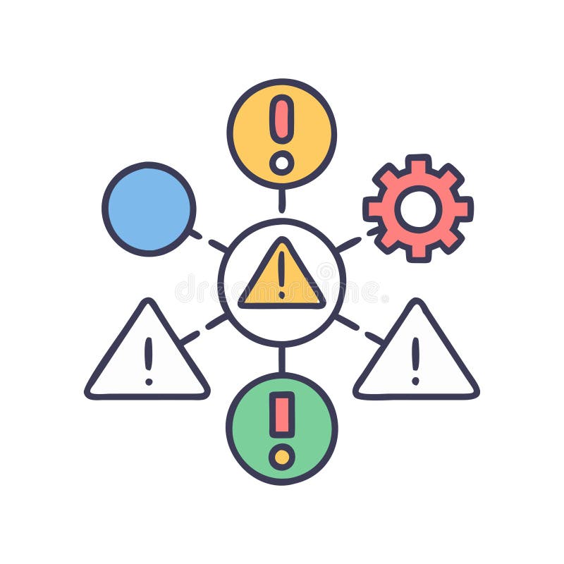 Key Components of Risk Assessment Frameworks Stock Vector ...