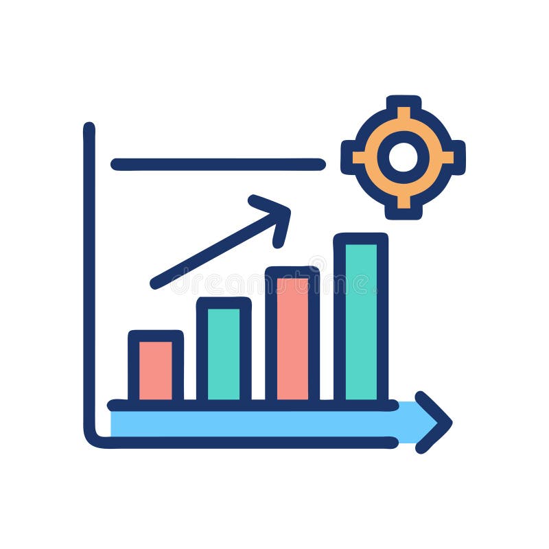 Key Corporate Development Metrics Icon Stock Vector - Illustration of ...