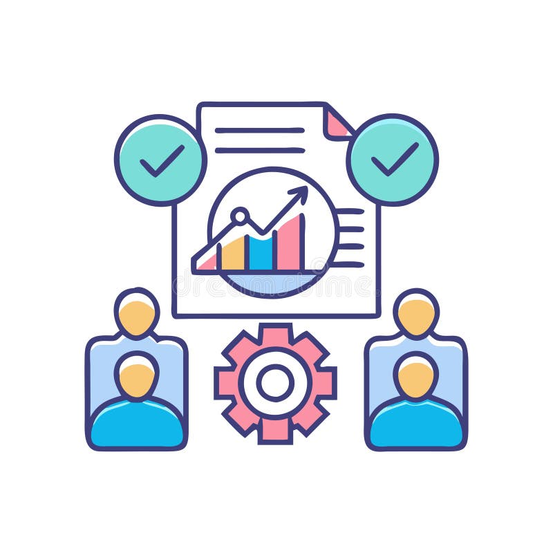 Key Corporate Governance Assessment Icon Stock Vector - Illustration of ...